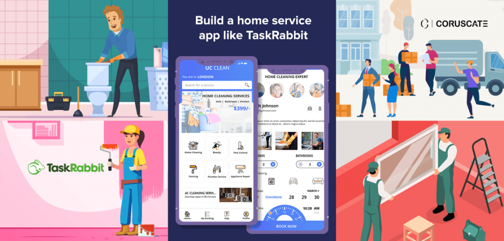 TaskRabbit Clone Home Service app : Start your own Home Service business